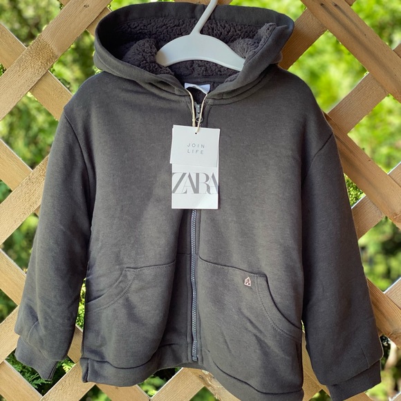 Zara | Shirts & Tops | Zara Zip Hoodie | Poshmark